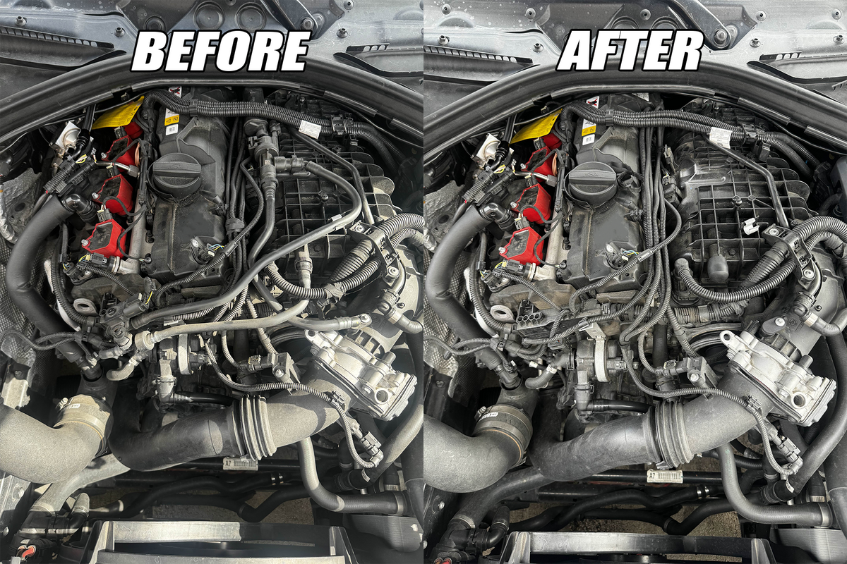 B46/B48 Engine Bay Clean-Up Kit – IPOSMotosport